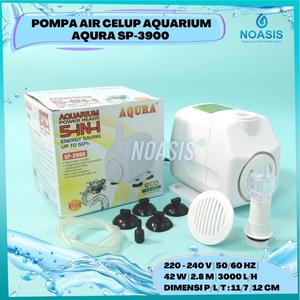 Jual AQURA POMPA AIR CELUP AQUARIUM AQURA SP 3900 SP - 3900 42 W 3000 L ...
