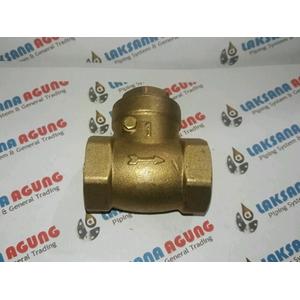 Jual HARGA SWING CHECK VALVE KUNINGAN 1" Inch - Kota Semarang - esthico ...