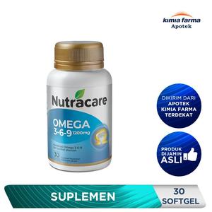 Jual NUTRACARE OMEGA 3-6-9 1200 MG 30 SOFTGEL / SUPLEMEN KESEHATAN ...