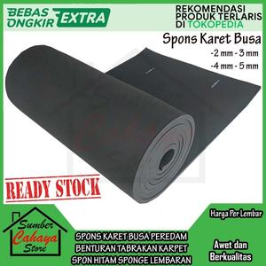 Jual [Kargo] Busa Ati Spons Karet Hitam Peredam Benturan Tabrakan ...