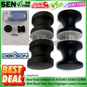 Jual Door Knob Dekkson Dk Al 82801 82803 82808 Matt Black Dekson Handle ...