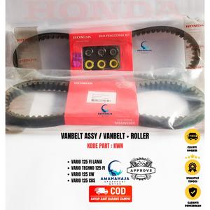 Jual VANBELT ASSY + ROLLER MOTOR HONDA VARIO 125 (KWN/KZR) VAN BELT VBELT V-BELT | SPAREPART ...