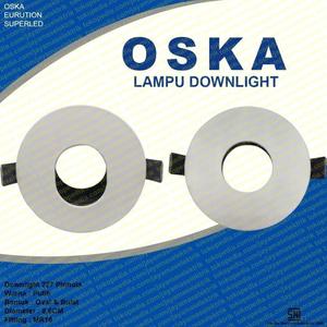 Jual OSKA Kap Lampu Downlight 227 Pinhole Body Putih Oval / Bulat ...