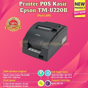Jual Printer POS Kasir Dot Matrix Epsn TMU220B-778 Auto Cutter Port LAN ...