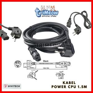 Jual Kabel Power Komputer / Kabel Power CPU / PC Adaptor Kabel 1,5 ...