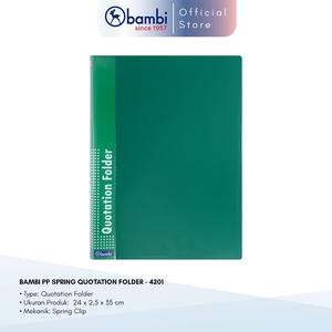 Jual Bambi Map Dokumen Transparant Tipe Bussiness File Edisi PP Spring ...