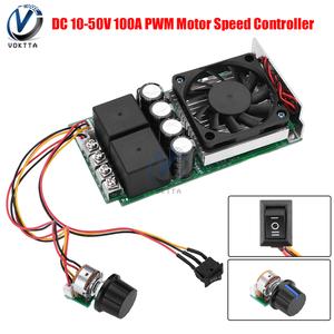 Jual DC10-50V 100A PWM Motor Speed Controller 3000W Adjustable Speed DC Motor Driver Board ...