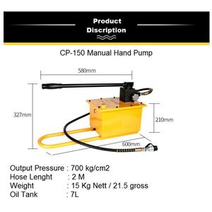 Jual Manual Hydraulic Hand Pump pompa tangan CP-150 7000ml Best - Kota Surabaya - MEGAH TEKNIK ...