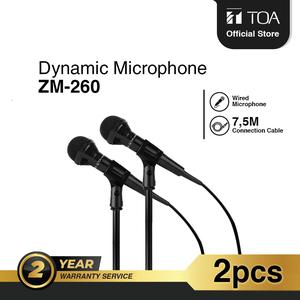 Jual TOA Bundling 2 PCS ZM-260 Dynamic Microphone - Jakarta Barat - TOA ...