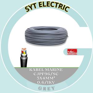 Jual KABEL MARINE CJPF96/SC 3x4mm2 0.6/1kV Grey Colour *YUANYANG* - Jakarta Pusat - SYT Electric ...