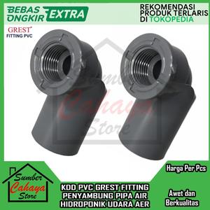 Jual Faucet Konektor Elbow Fitting Penyambung Paralon Plastik Pelastik ...
