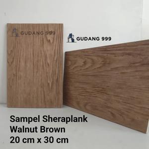 Jual Sample Shera Plank / Sampel Shera Walnut 20 cm x 30 cm / Lisplank ...