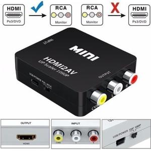 Jual HDMI to AV RCA Converter Adapter MINI HDMI2AV ADAPTER MINI BOX ...