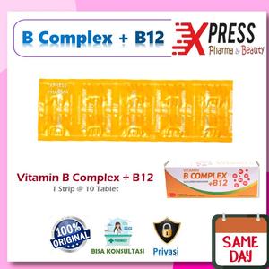 Jual XPRESS ! STRIP VITAMIN B COMPLEX + B12 Samco isi 10 kaplet ...