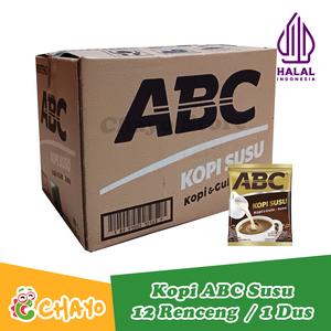 Jual ABC Kopi Susu Sachet 1 Dus ( 12 Renceng ) Kopi Gula Susu Minuman ...