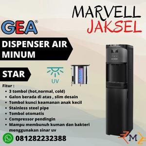 Jual GEA STAR UV DISPENSER STAR GALON BAWAH PANAS NORMAL DINGIN ...