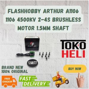 Jual NEW Flashhobby Arthur A1106 1106 4500KV 2-4S Brushless Motor 1.5mm ...