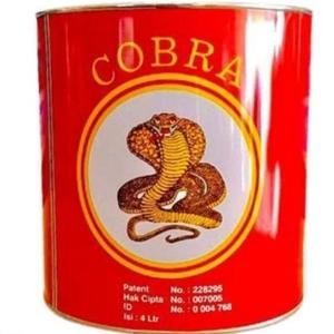 Jual thinner cobra merah galon/thiner tiner cobra merah 4 liter (4L ...