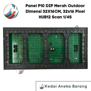 Jual Panel Module Modul LED P10 Running Text DIP Merah Red Outdoor ...