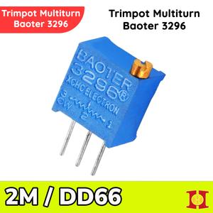 Jual 3296W DD66 2M Ohm Multiturn Trimpot Trimmer Potensiometer Potentiometer Presisi Variable ...