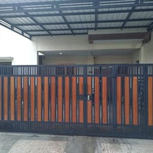 Jual PAGAR MINIMALIS GRC MOTIF KAYU CAT HITAM BLACK SWEET DENAH MANDIRI ...