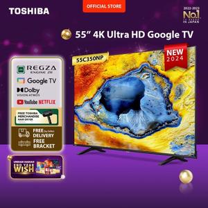 Jual LED TV Toshiba 55C350NP 4K UHD Google Smart TV Dolby Atmos 55 Inch - Kota Banjarmasin ...