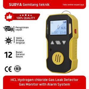 Jual HCL Hydrogen chloride Gas Leak Detector Gas Monitor with Alarm ...