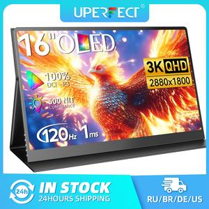 Jual UPERFECT 16" 3K OLED Monitor 2880x1800 120Hz 1ms Portable Gaming ...