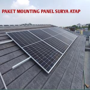 Jual Paket mounting bracket panel surya/solar cell 300WP-500WP untuk 6 ...