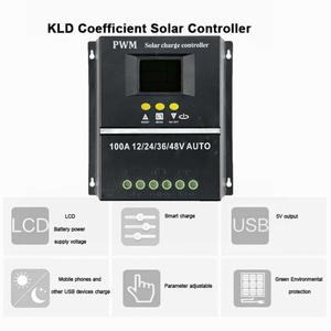 Jual SCC 12V/24V/36V/48V MPPT 60A PWM 100A Solar Charge Controller Charger - SY4810 PWM 100A ...