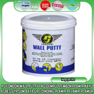 Jual Pintu Jendela Dempul Rj Wall Putty 1 Kg Kilogram Tembok Flamir ...