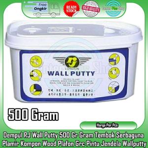 Jual RJ Wall Putty 500 Gr Gram Dempul Tembok Flamir Dinding Kayu Plamir ...