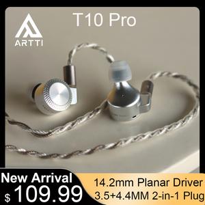 Jual ARTTI T10 PRO In-Ear HiFi Earphones Wired IEMs Monitors 14.2mm ...