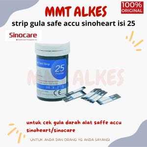 Jual Sinocare Safe-Accu Strip Uji Gula Darah (Isi 25 Strip) - Jakarta ...