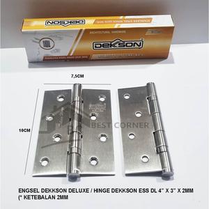 Jual ENGSEL DEKKSON / HINGES DELUXE 4 INCH x 3 INCH Tebal 2mm / HINGES ...