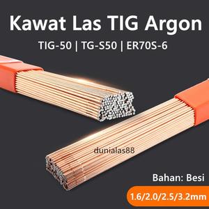 Jual Kawat Las Tig Argon Besi TGS50 ER 70S-6 Filler Rod 1.6mm 2.0mm 2.5mm - 2.5mm 1kg - Jakarta ...