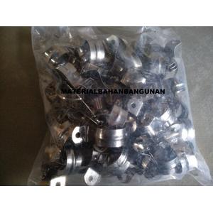 Jual Clamp Omega Stainless Steel M 20 Klem Sadel Pipa Paralon Bando ...