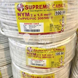 Jual NEW KABEL NYM 2X1.5 2X1 5 mm 100M METER SUPREME - Kota Malang - TrendSelter | Tokopedia