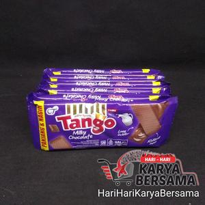 Jual MAKANAN RINGAN TANGO WAFER MILKY CHOCOLATE PACK ISI 10'S X 16GR ...
