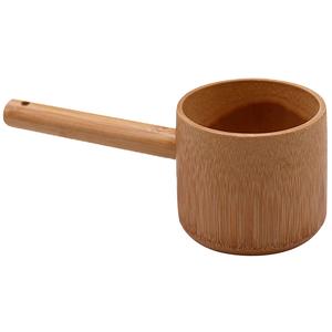 Jual Wooden Scoop Wooden Ladle Water Ladle Bamboo Tea Ladle Bath Ladle ...
