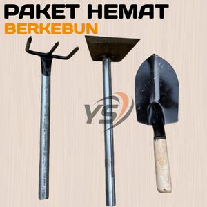 Jual TERLARIS!! CANGKUL PACUL MINI PAKET NEW 3 SET ALAT PERKEBUNAN ...
