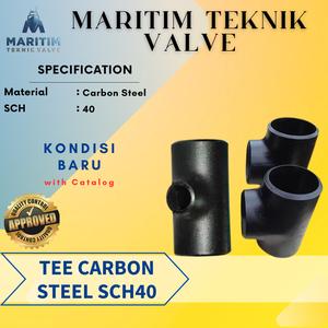 Jual TEE RED SCH 40 1 INCH X 3/4 INCH ( 1" x 3/4" ) CARBON STEEL / BESI ...
