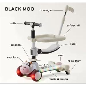 Promo Scooter Anak Roda 3 Stroller 6in1 Skuter Anak Kids Scooter Skuter ...