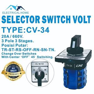 Jual Selector Switch Volt/Cam Switch CV-34 / 7 POSISI - Kota Surabaya ...
