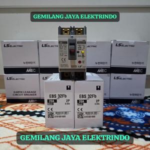 Jual ELCB LS 2P 20A 30MA / LS EBS-32FB 20A / ELCB EBS-32FB 2P 20A 30MA ORIGINAL LS ELECTRIC MADE ...