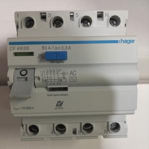 Jual ELCB RCCB HAGER 4P CF 463B 63A 30mA original France Best - Jakarta ...