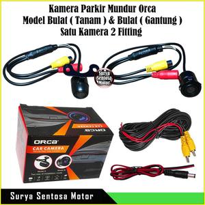 Jual Kamera Parkir Mundur Mobil Bulat Model Tanam Di Bemper Merek Orca ...