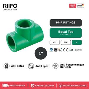 Jual RIIFO Sambungan Te PPR 1 Inch Tee PPR F12-T32x32x32 [PPR] - Kota ...