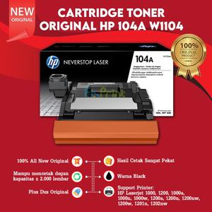 Promo Toner Hp Drumkit 104A (W1104A) Original Catridge 1000a 1000n 1000w Cicil 0% 3x - Kota ...