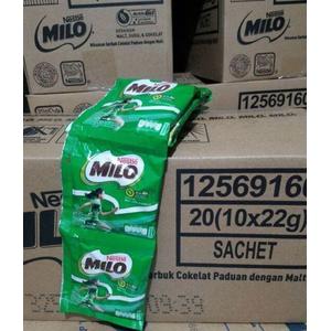 Jual MILO Nestle 22g Original Kemasan sachet isi 10 sachet @22 gram ...